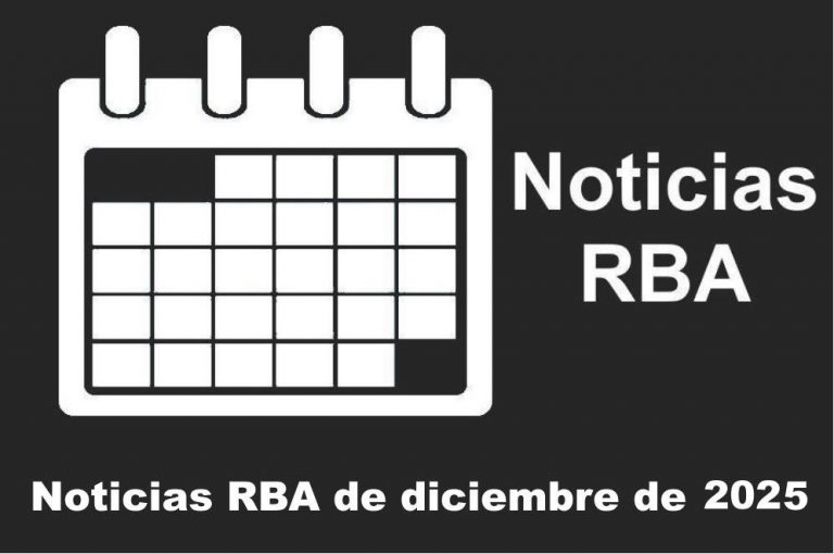 Noticias RBA del mes de diciembre de 2025